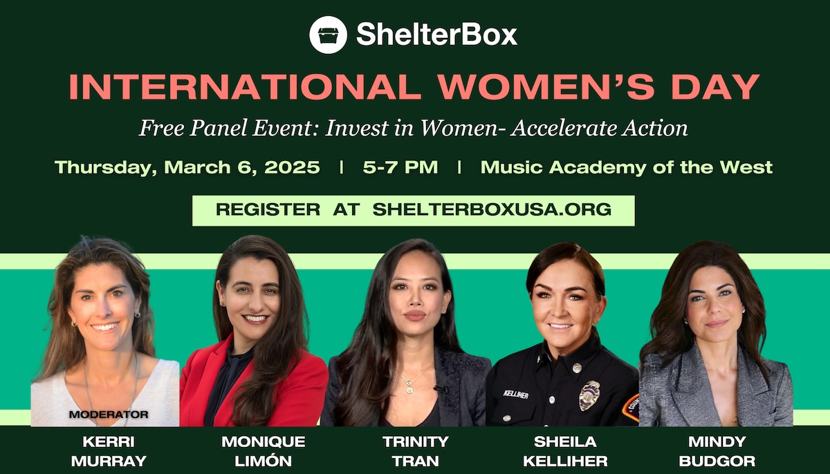TRINITY TRAN JOINS SHELTERBOX USA'S INTERNATIONAL WOMEN'S DAY PANEL ...